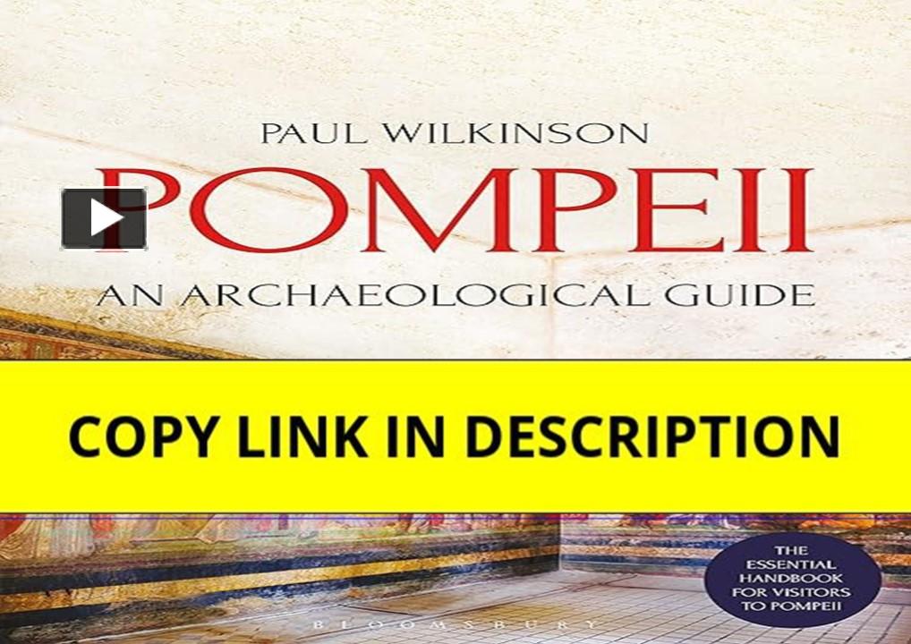 pdf download Pompeii: An Archaeological Guide presentation | free to ...