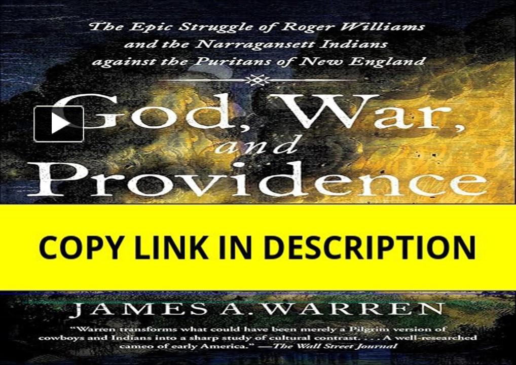 Download⚡️(PDF) ️ God, War, and Providence: The Epic Struggle of Roger ...