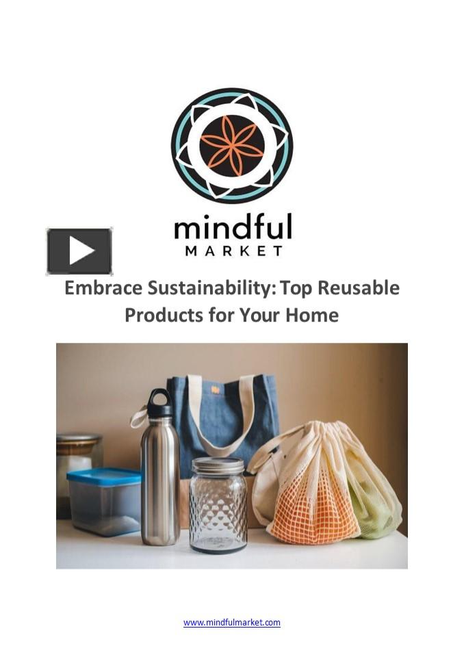 PPT – Top Reusable Products for Your Home | Embrace Sustainability ...