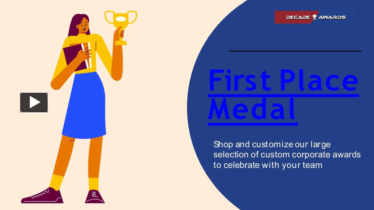 PPT – Decade Awards First Place Medal - Ultimate Symbol of Achievement ...