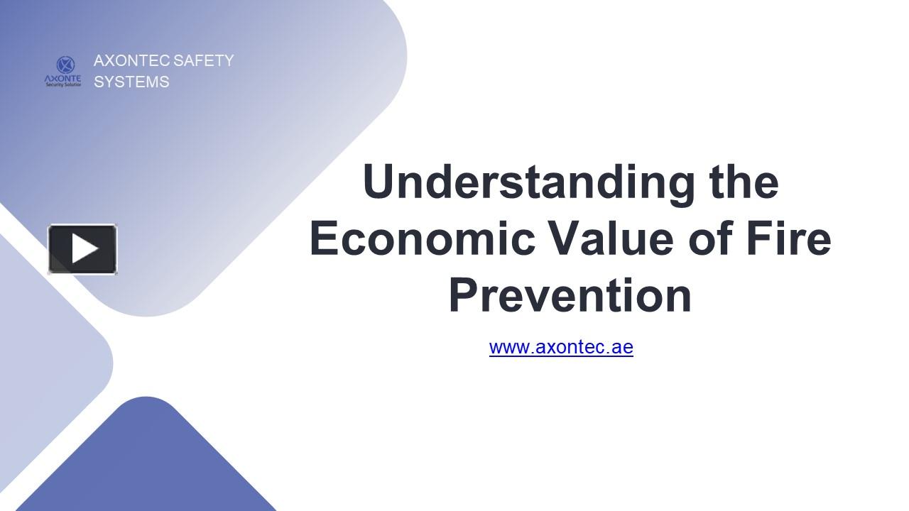 PPT – Understanding the Economic Value of Fire Prevention PowerPoint ...