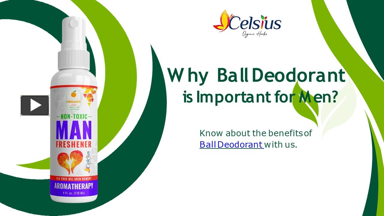 PPT – Why Ball Deodorant is Important for Men? PowerPoint presentation ...