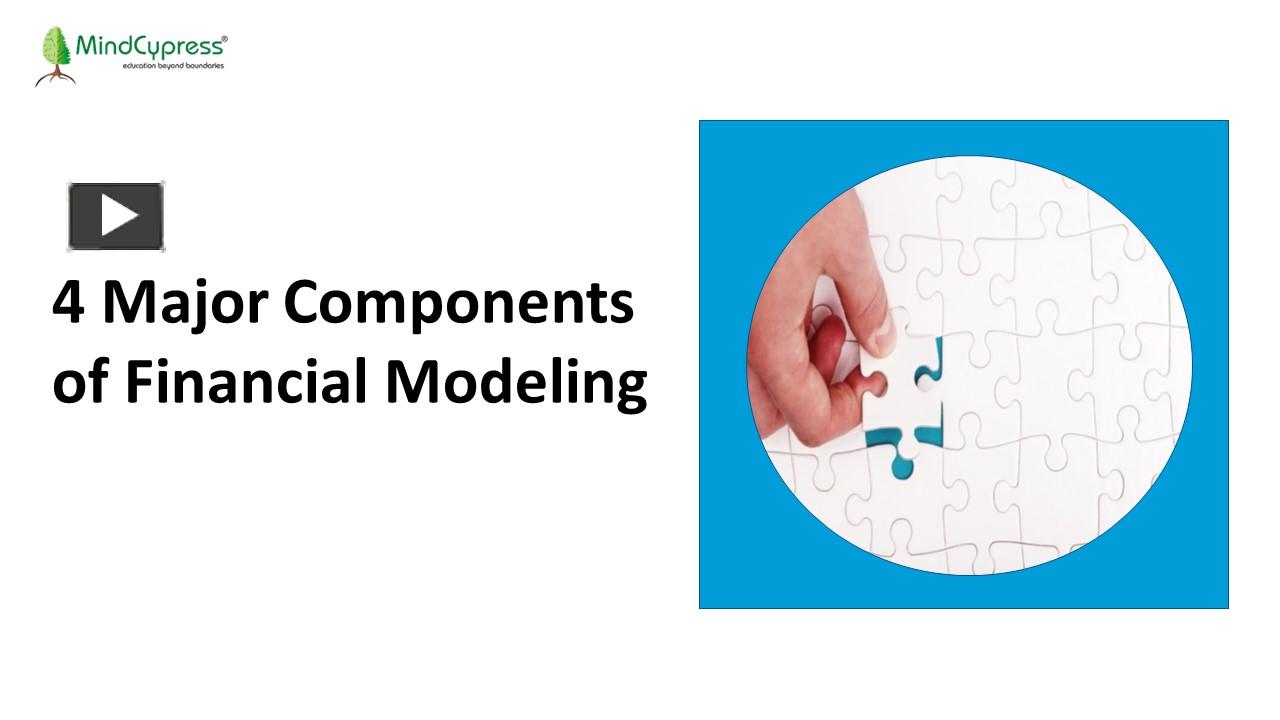 4 Major Components of Financial Modeling presentation | free to download