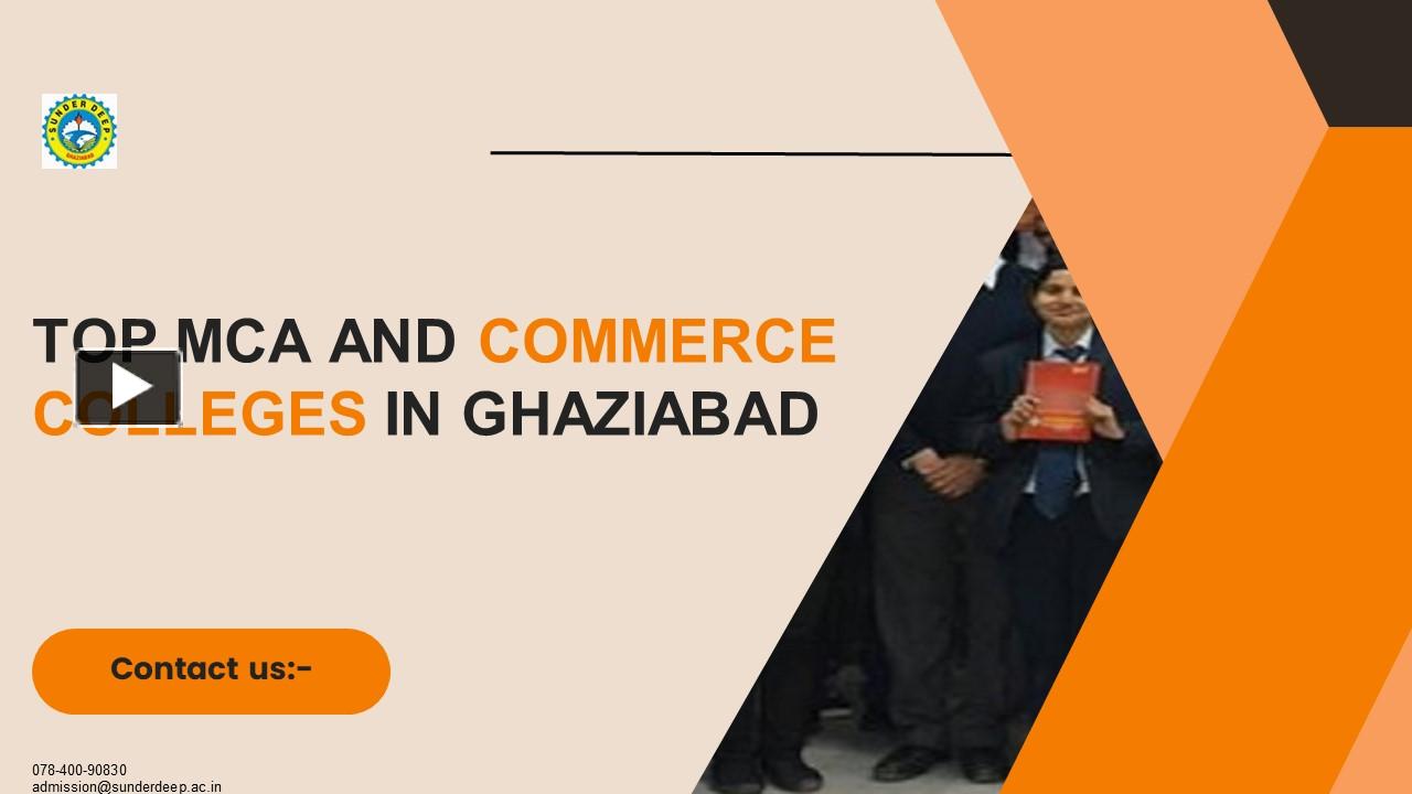 PPT – Top MCA and Commerce Colleges in Ghaziabad PowerPoint ...