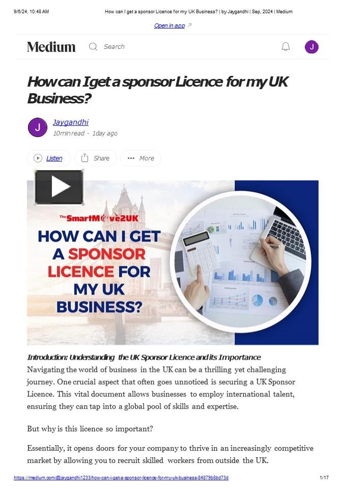 PPT – How can I get a sponsor Licence for my UK Business? PowerPoint ...