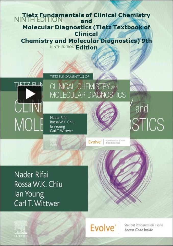Kindle ️ ️(PDF) Tietz Fundamentals of Clinical Chemistry and Molecular ...