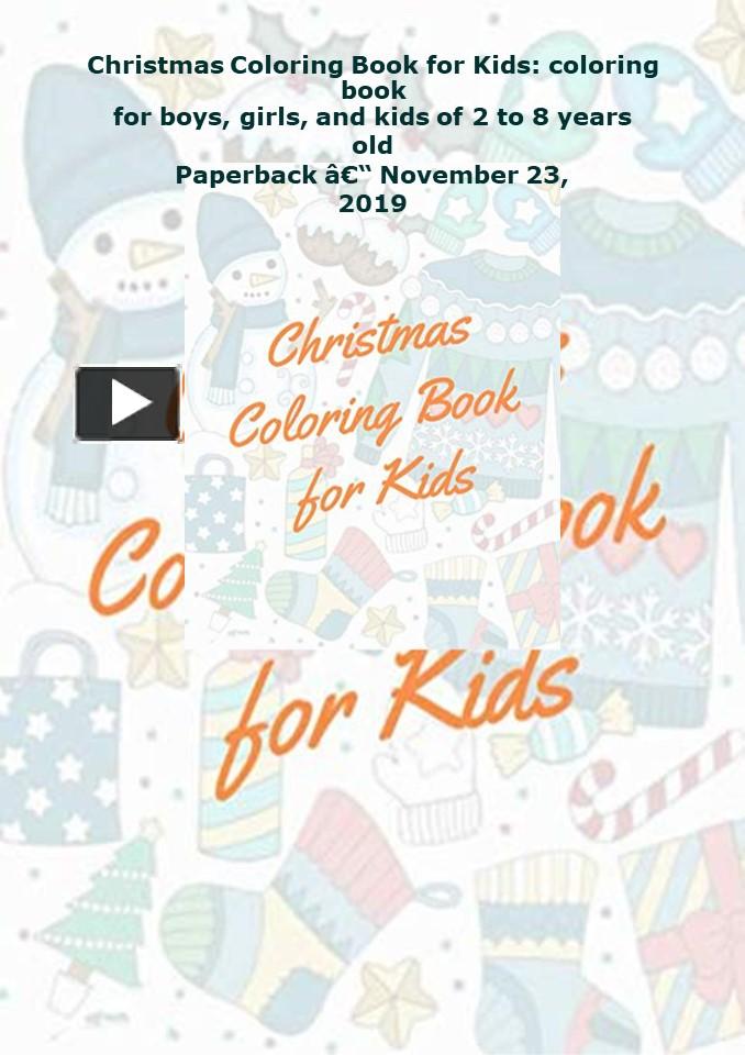 PPT – Pdf⚡️(read ️) Christmas Coloring Book for Kids: coloring book for ...