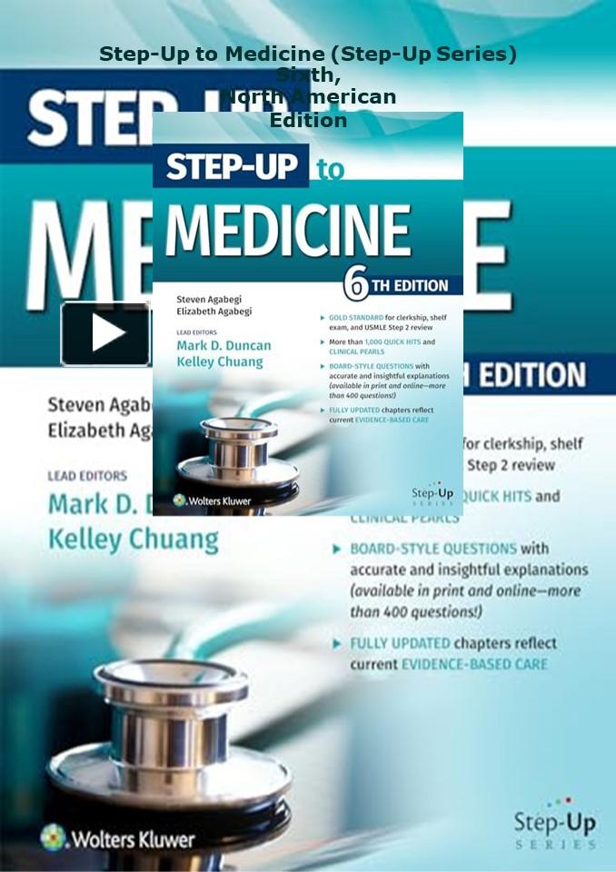 Download ⚡️(PDF) ️ Step-Up to Medicine (Step-Up Series) Sixth, North ...
