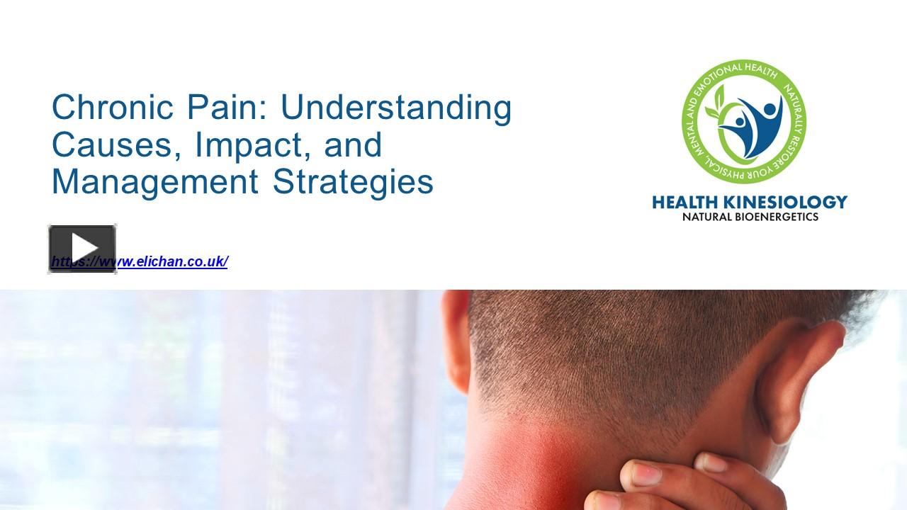 Chronic Pain:Understanding Causes, Impact, and Management Strategies ...
