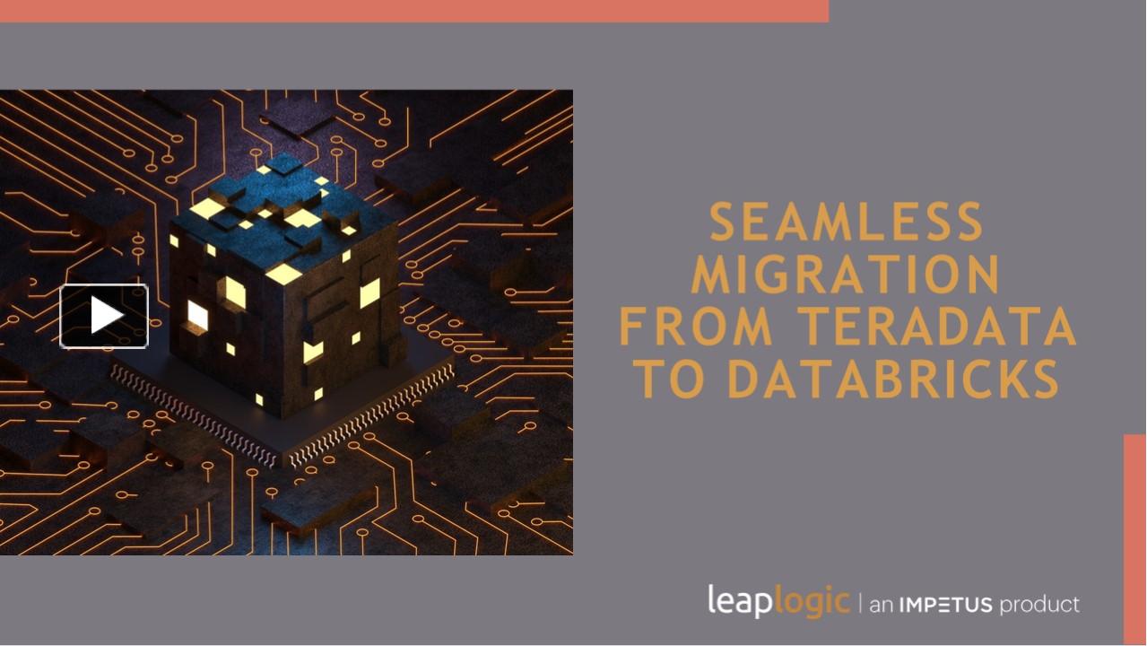 Workload Transformation from Teradata to Databricks presentation | free ...