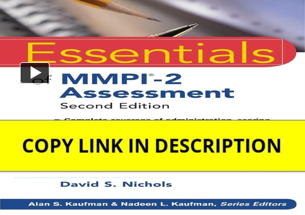 [PDF] READ Free Essentials of MMPI-2 Assessment presentation | free to ...
