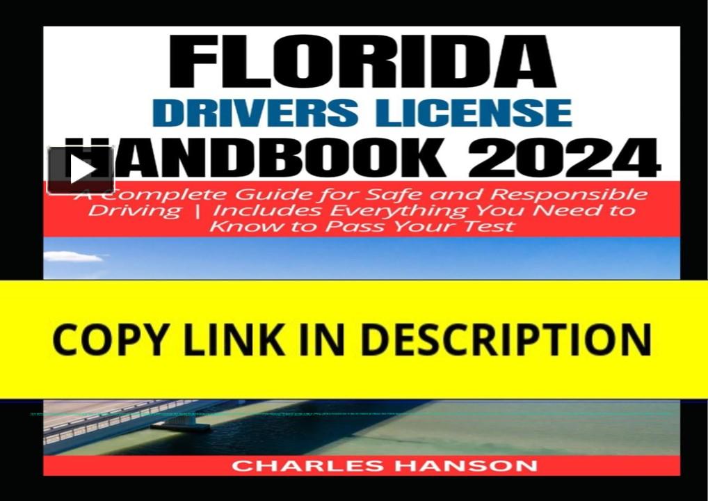 DOWNLOAD [PDF] FLORIDA DRIVERS LICENSE HANDBOOK 2024: A Complete Guide ...