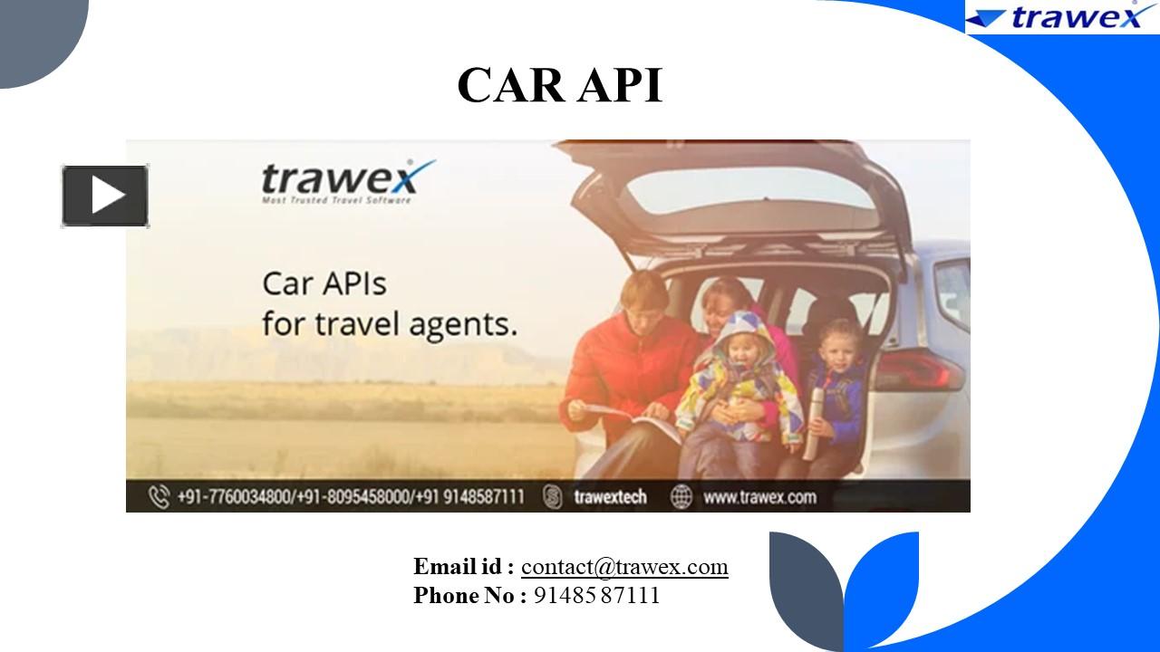 Car API presentation | free to download
