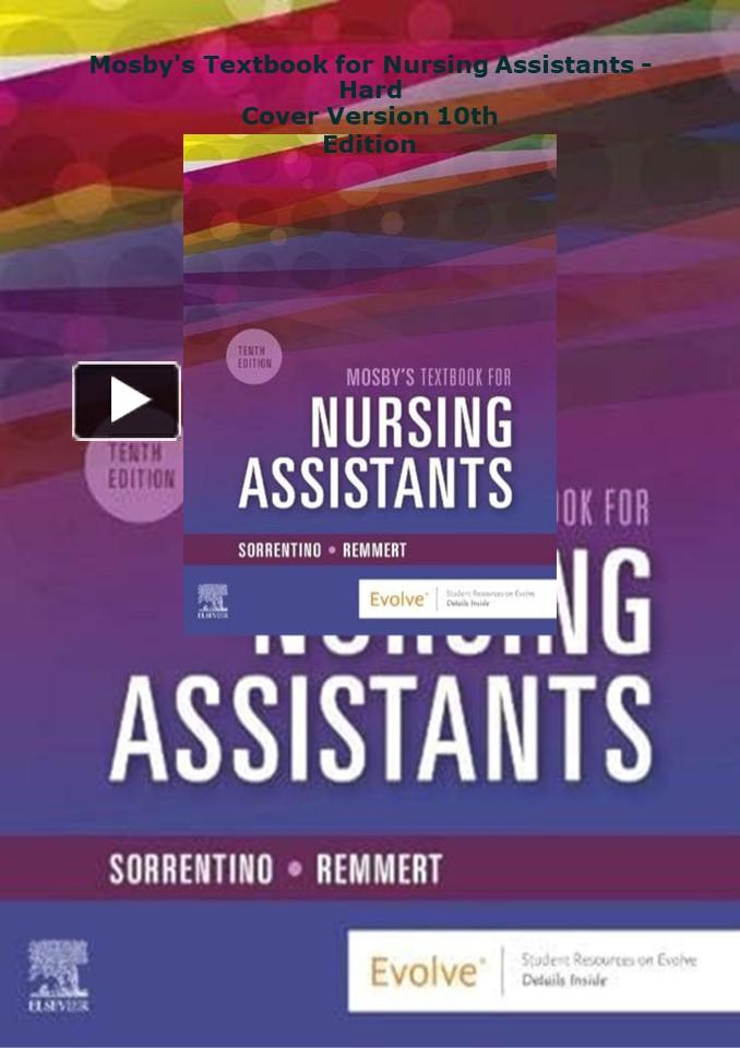(Download )⚡️ Mosby's Textbook for Nursing Assistants - Hard Cover ...