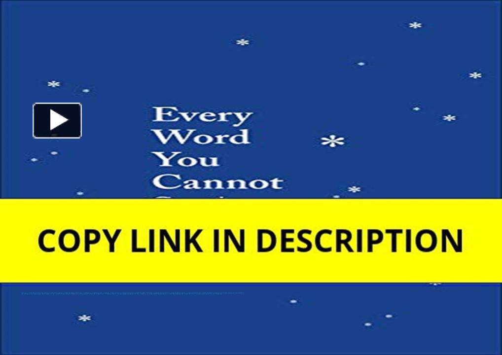 PPT – Download⚡️ Every Word You Cannot Say PowerPoint presentation ...
