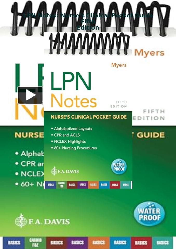 PPT – Pdf⚡️(read ️) LPN Notes: Nurse's Clinical Pocket Guide Fifth ...