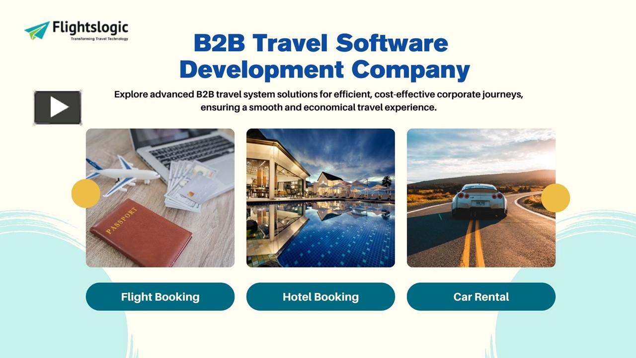 PPT – B2B Travel System | B2B Travel Booking Software PowerPoint ...