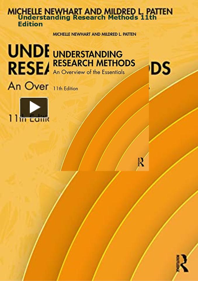 Download ⚡️ Understanding Research Methods 11th Edition presentation ...