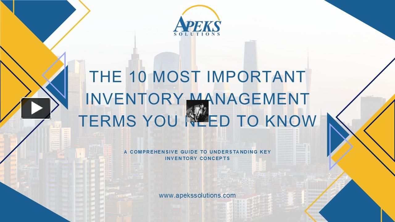 The 10 Most Important Inventory Management Terms You Need to Know ...