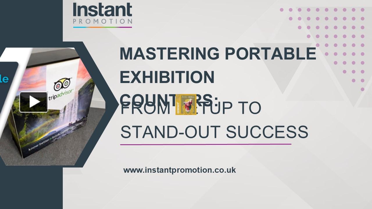 Mastering Portable Exhibition Counters: A Comprehensive Guide to Setup ...