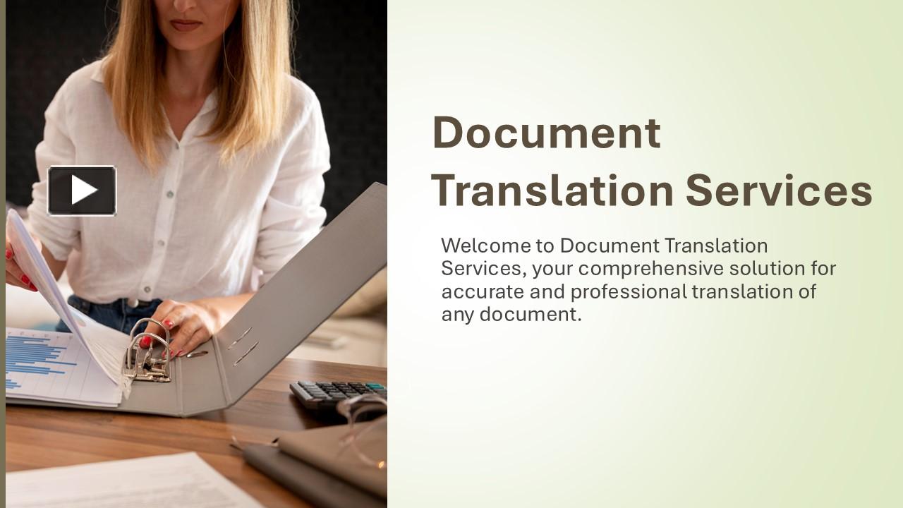 PPT – Document translation services PowerPoint presentation | free to ...