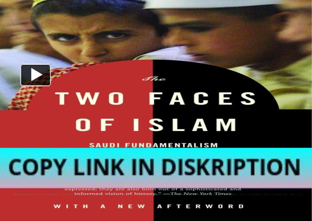 PDF Read Online The Two Faces of Islam: Saudi Fundamentalism and Its R ...