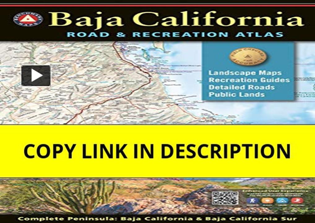 ️PDF⚡️ Baja California Road and Recreation Atlas - 1st Edition, 2021 ...
