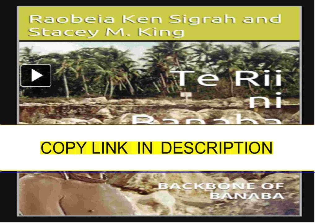 PDF Te Rii ni Banaba: backbone of Banaba (Second Edition) presentation ...