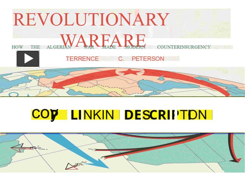 (PDF) Revolutionary Warfare: How the Algerian War Made Modern ...