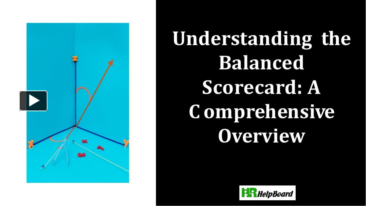 What is Balanced Scorecard presentation | free to download