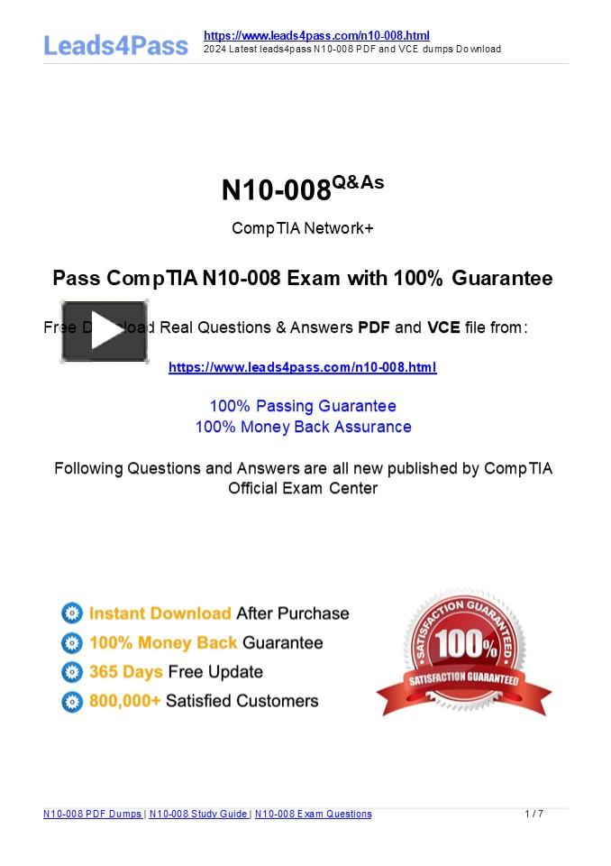 [Latest Update] CompTIA N10-008 Actual Exam Practice Questions Shared ...