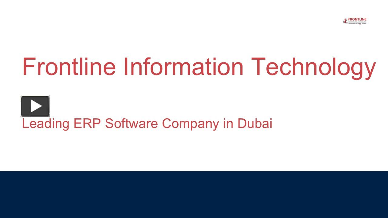 Frontline Information Technology - Procurement Management Software In ...