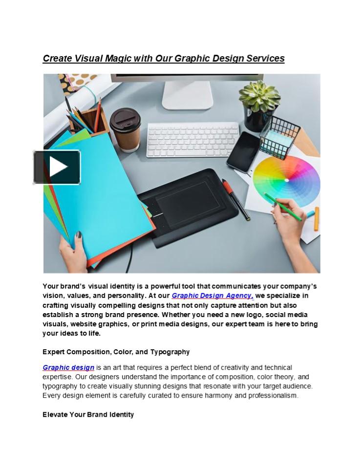 Create Visual Magic with Our Graphic Design Services presentation ...