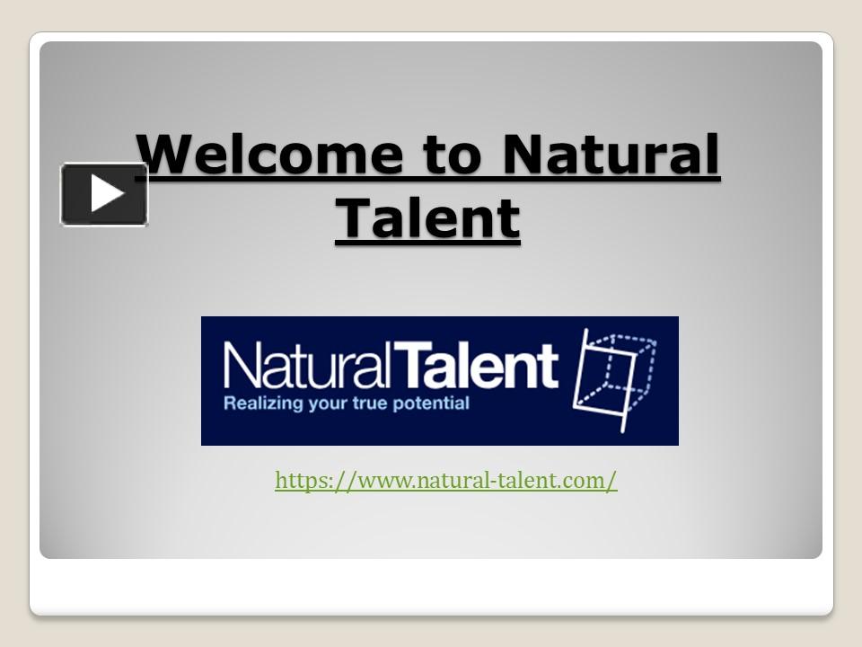 PPT – Natural Talent: Empowering Growth Through Expert Coaching and ...
