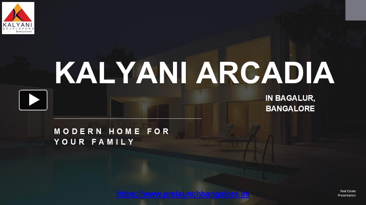 PPT – Kalyani Arcadia ppt (1) PowerPoint presentation | free to ...