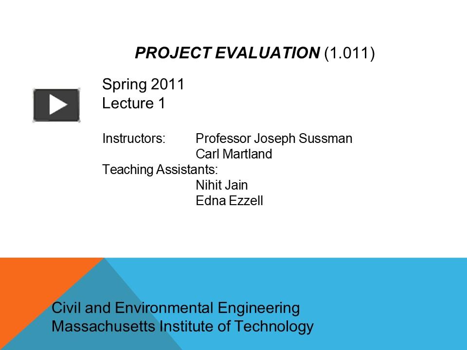 PPT – Project Evaluation PowerPoint presentation | free to download ...