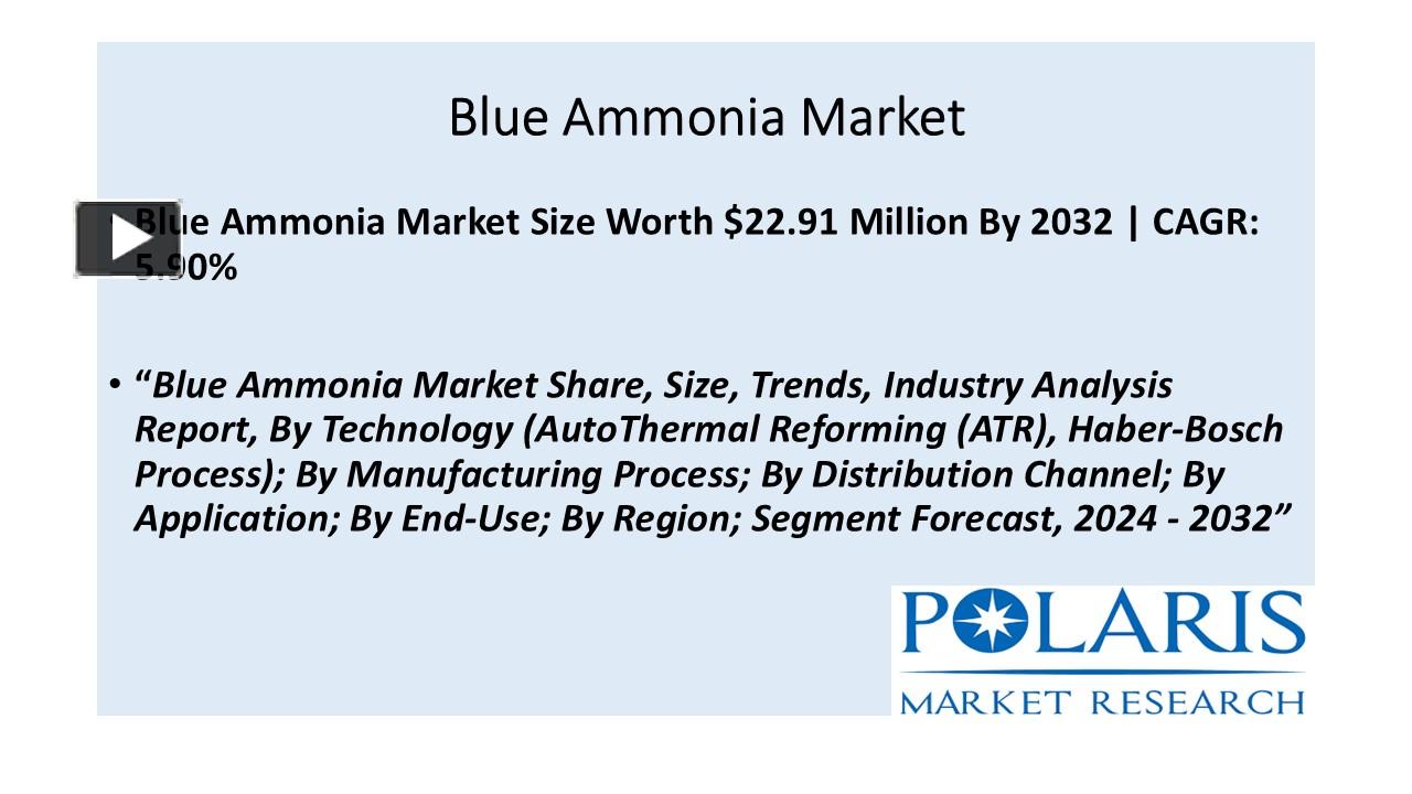 Blue Ammonia Market Share, Size, Trends, Industry Analysis presentation ...