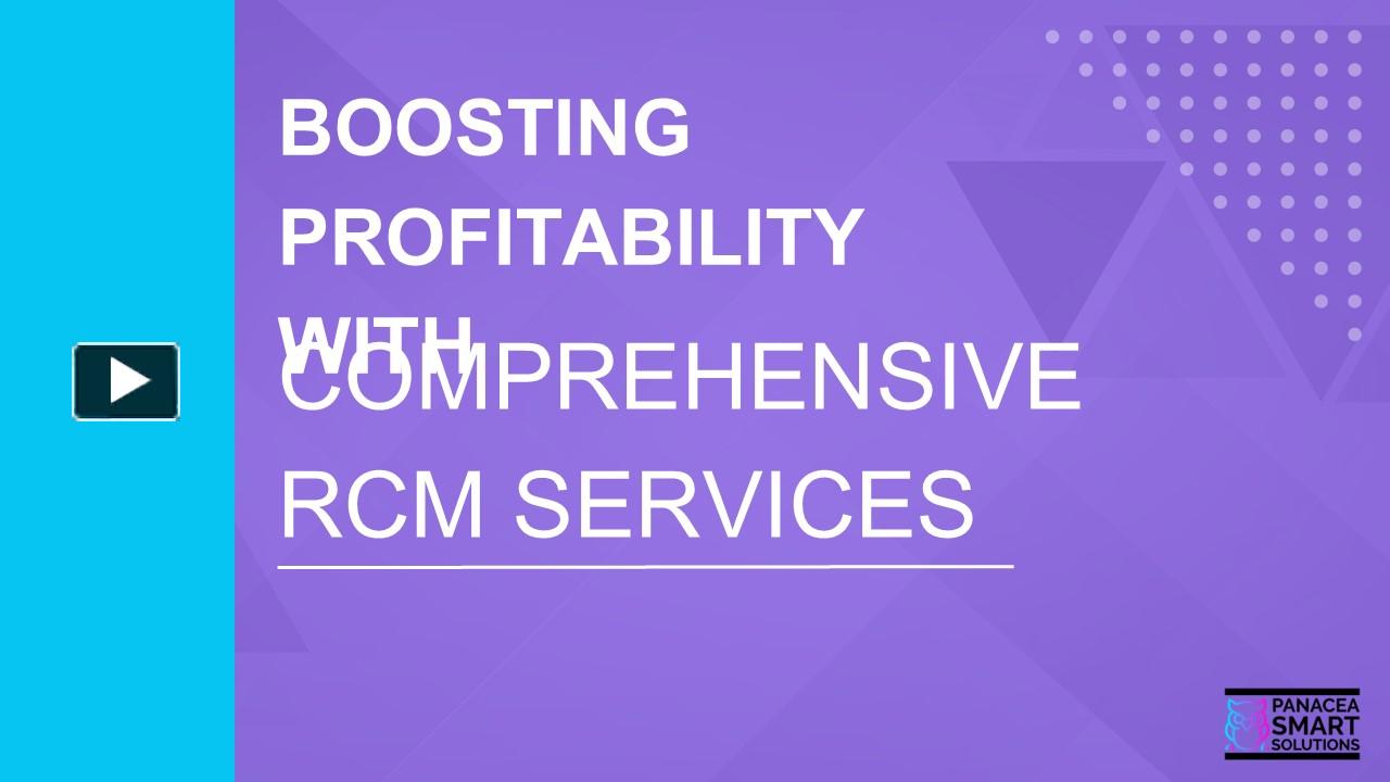 PPT – Boosting Profitability with Comprehensive RCM Services PowerPoint ...