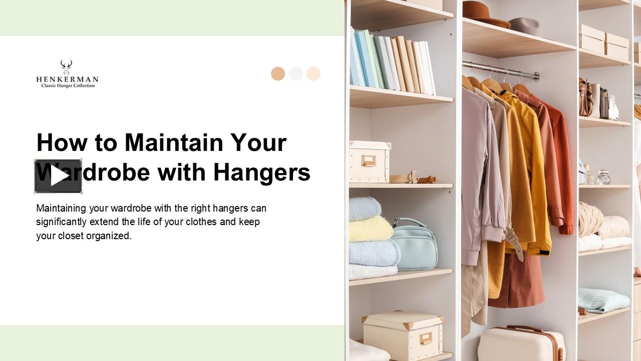 PPT – Luxury Clothing Hangers PowerPoint presentation | free to ...