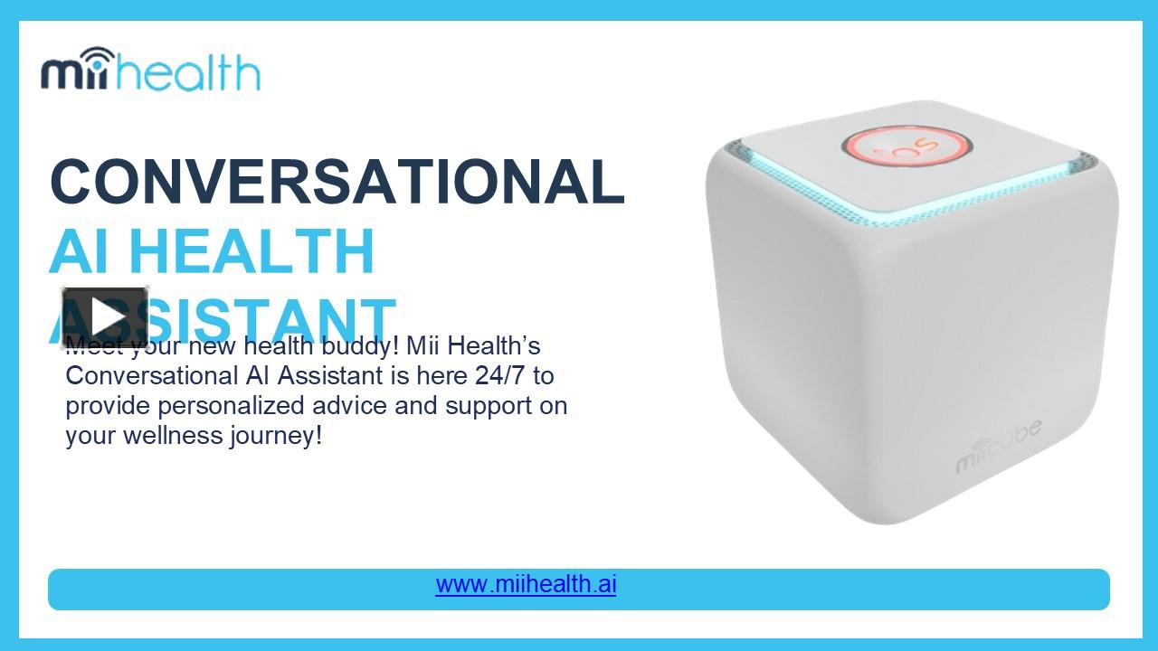 PPT – Conversational AI Health Assistent PowerPoint presentation | free ...