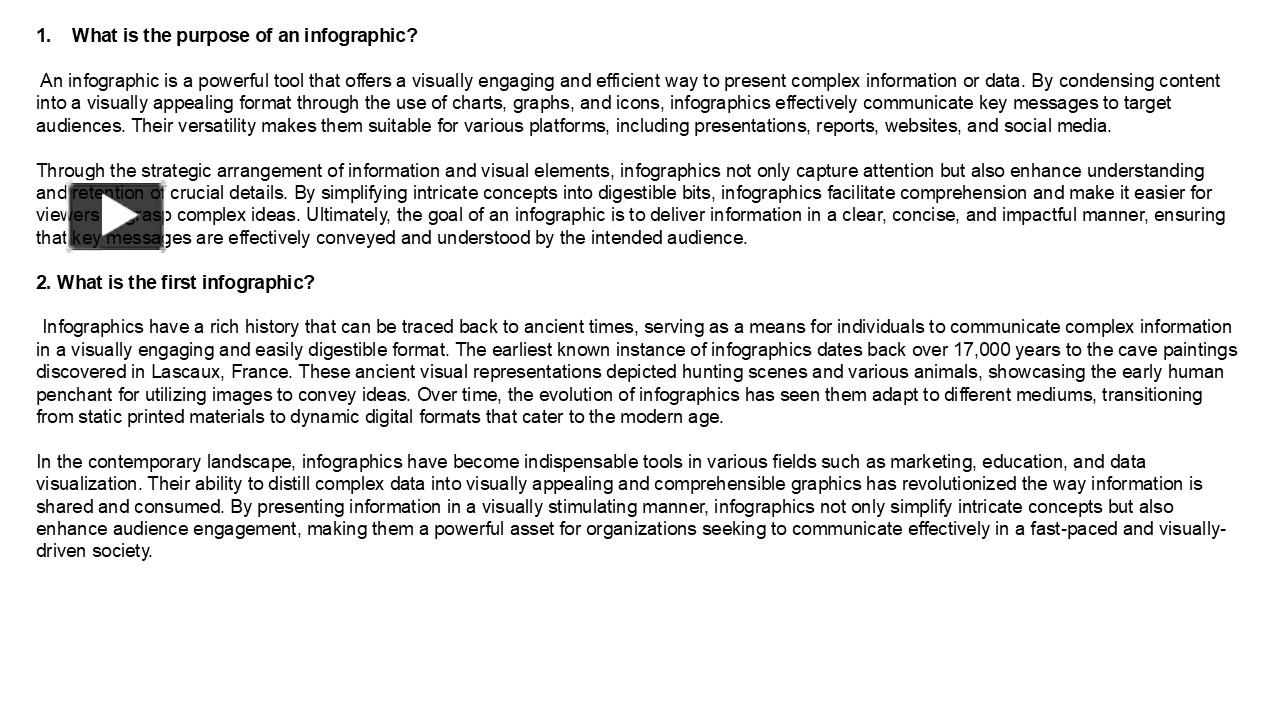 Designing Interactive Infographics in PDF presentation | free to download
