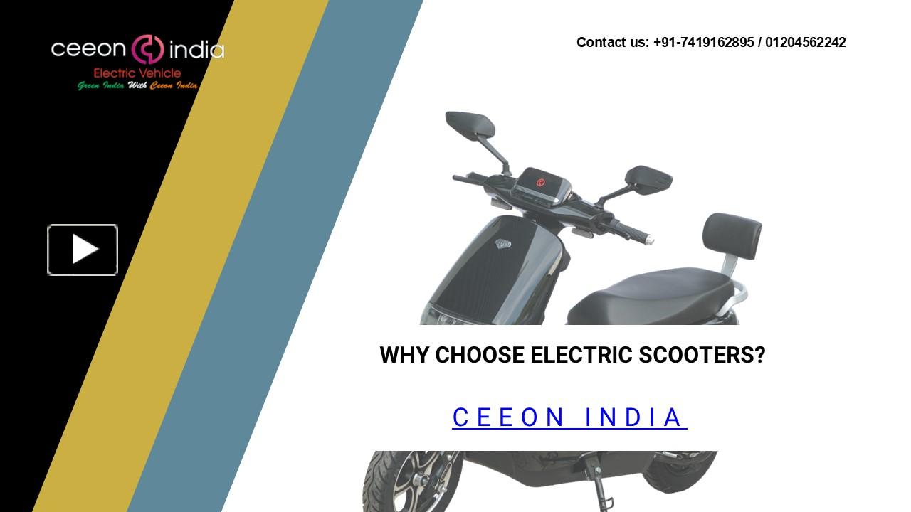 PPT – Why Choose Electric Scooters? (1) PowerPoint presentation | free ...