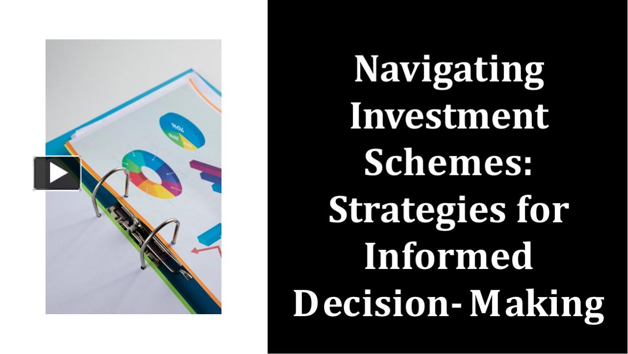 PPT – investment schemes PowerPoint presentation | free to download ...