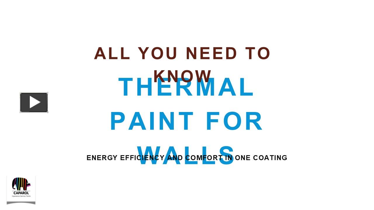 How Thermal Paint for Walls Works: A Step-by-Step Guide to Energy ...