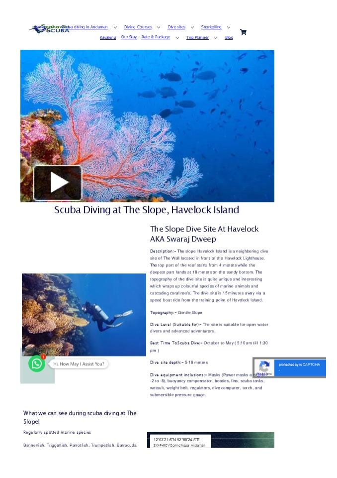PPT – Explore The Slope dive site in Havelock Island (Swaraj Dweep ...