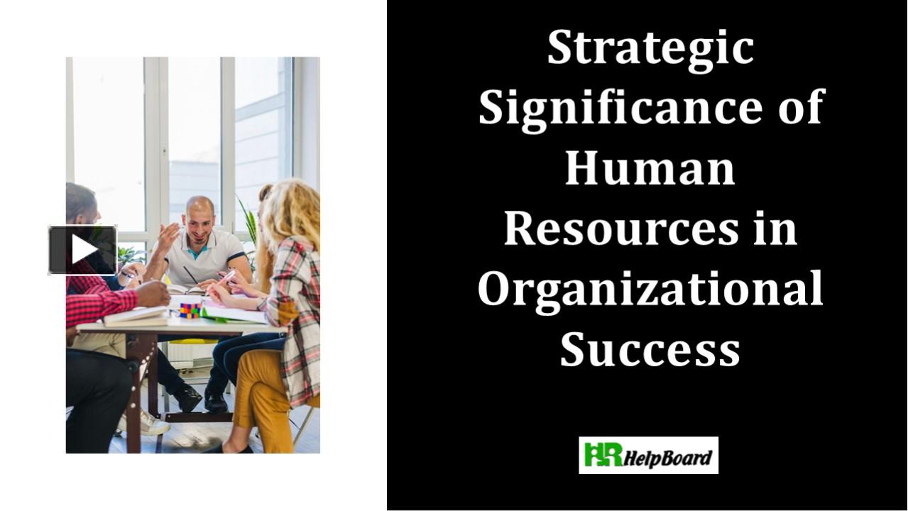 Human Resources Importance presentation | free to download