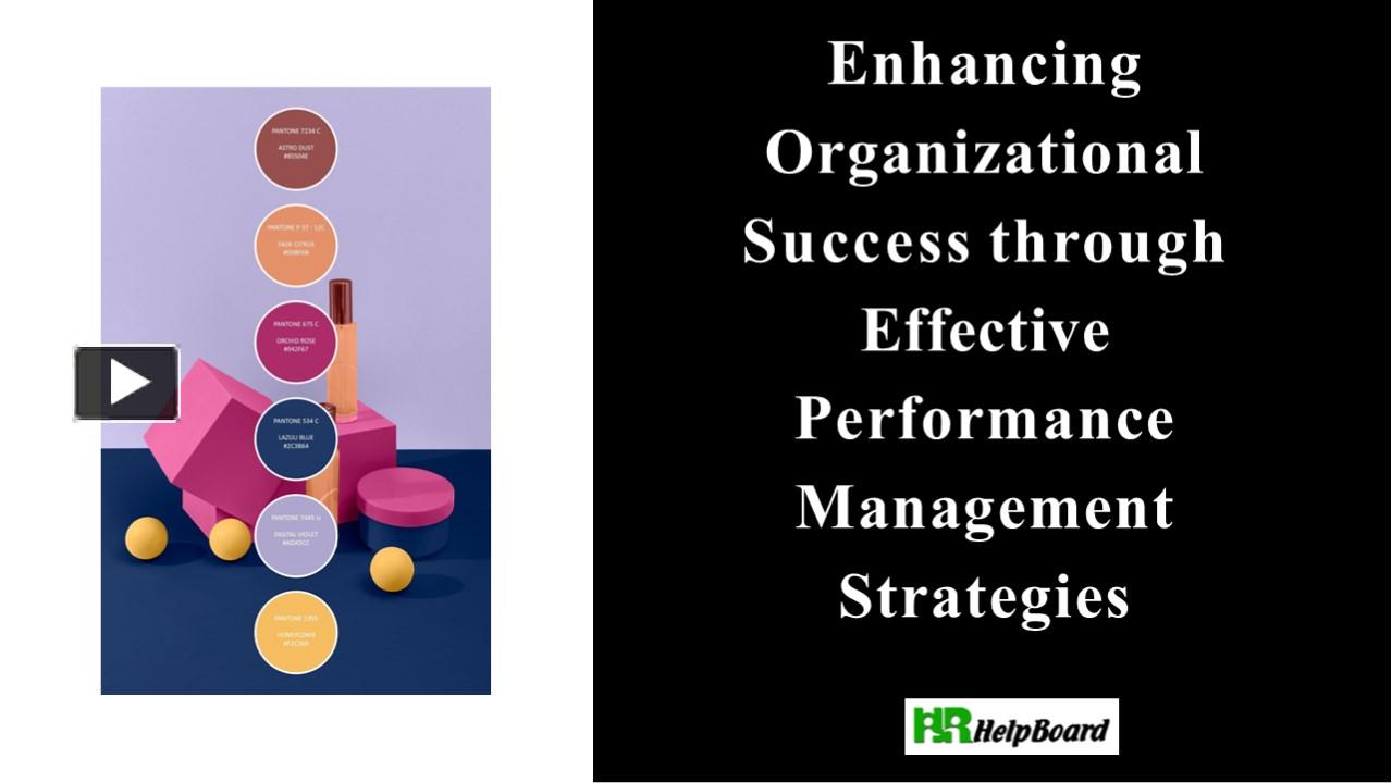 Performance Management Meaning presentation | free to download