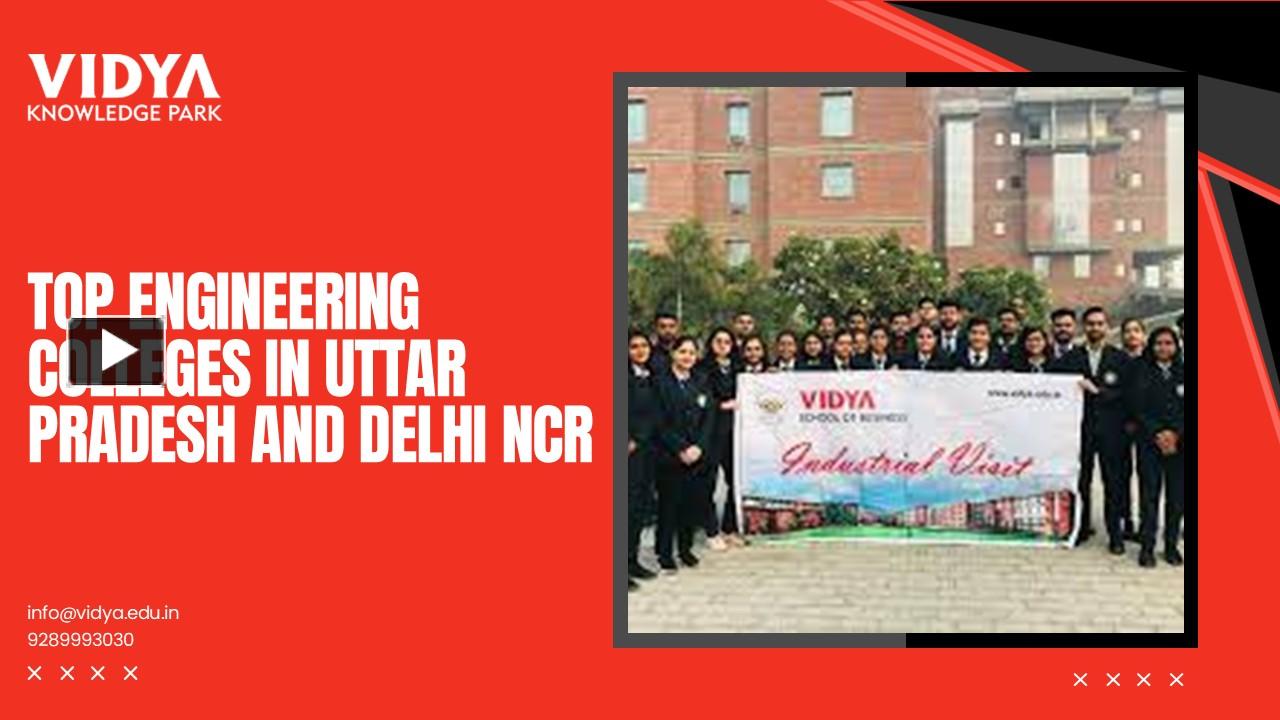 PPT – Top Engineering Colleges in Uttar Pradesh and Delhi NCR ...