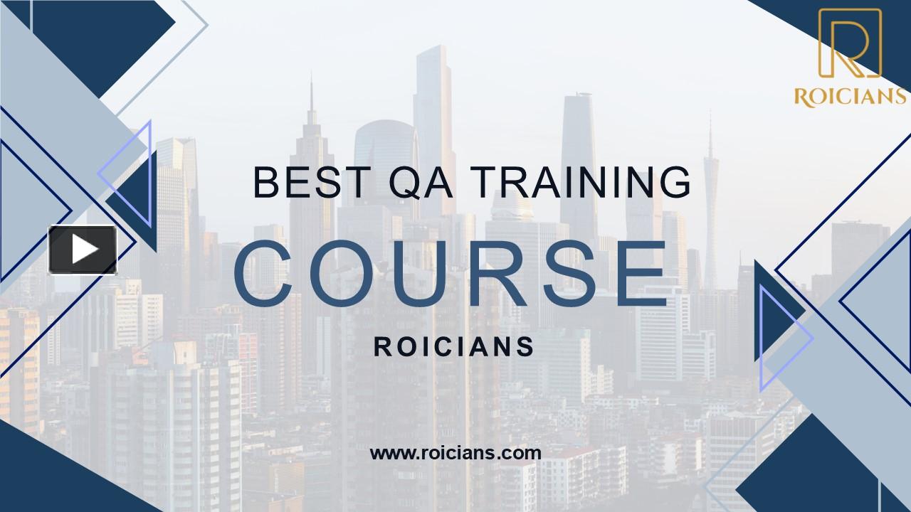 PPT – Best QA Training Course PowerPoint presentation | free to ...