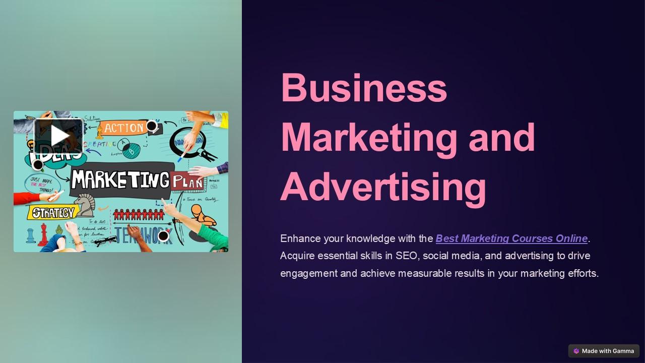 PPT – Marketing Training Courses | Sharpening Your Axe PowerPoint ...